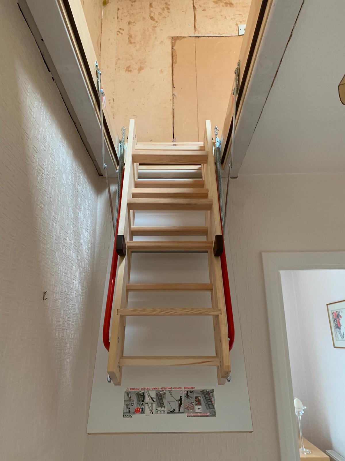 Hitchin Deluxe Wooden Ladder & Hatch | Home Counties Loft Ladders