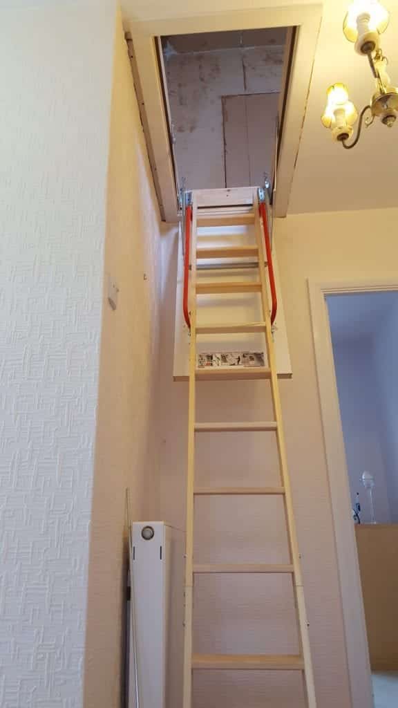 Hitchin Deluxe Wooden Ladder & Hatch | Home Counties Loft Ladders