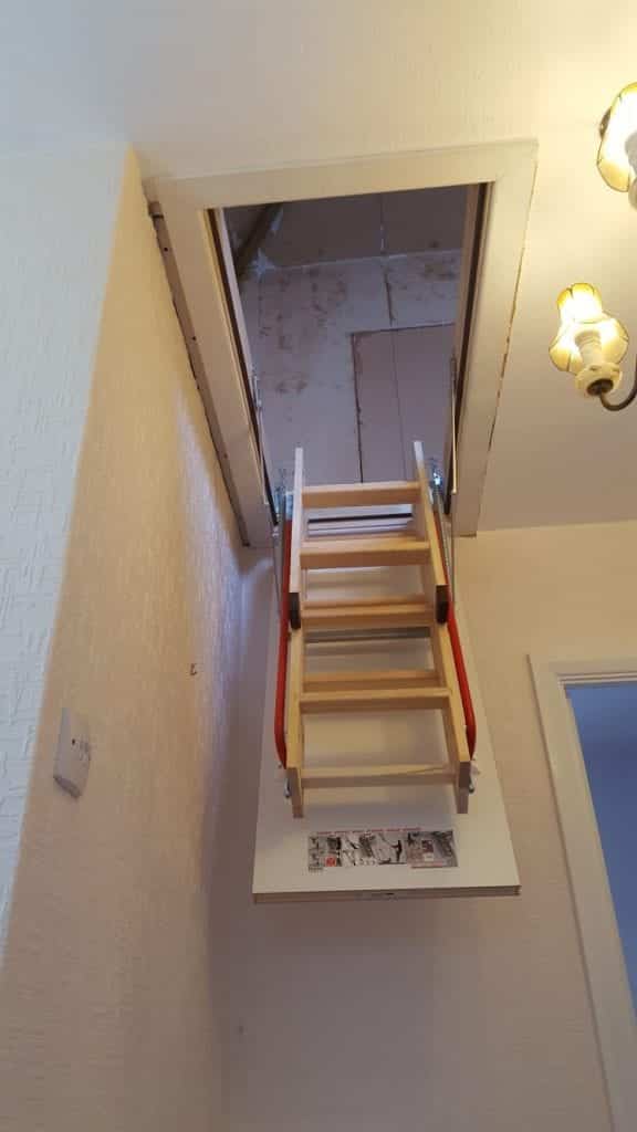 Hitchin Deluxe Wooden Ladder & Hatch | Home Counties Loft Ladders