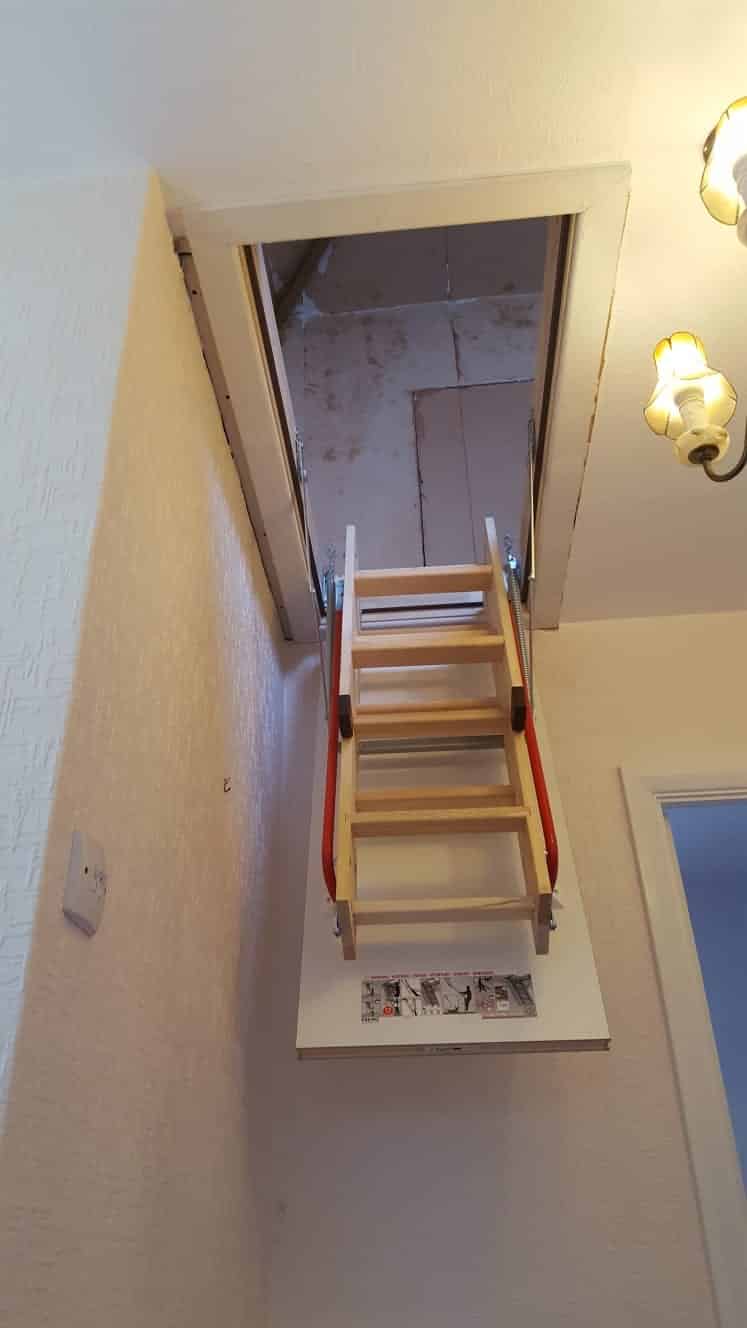 Hitchin Deluxe Wooden Ladder & Hatch | Home Counties Loft Ladders